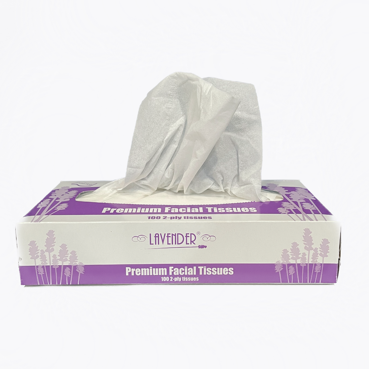 Facial Tissue Flat Box 2-Ply 100PC/BX, 30 BX/CS — PrimeTouch