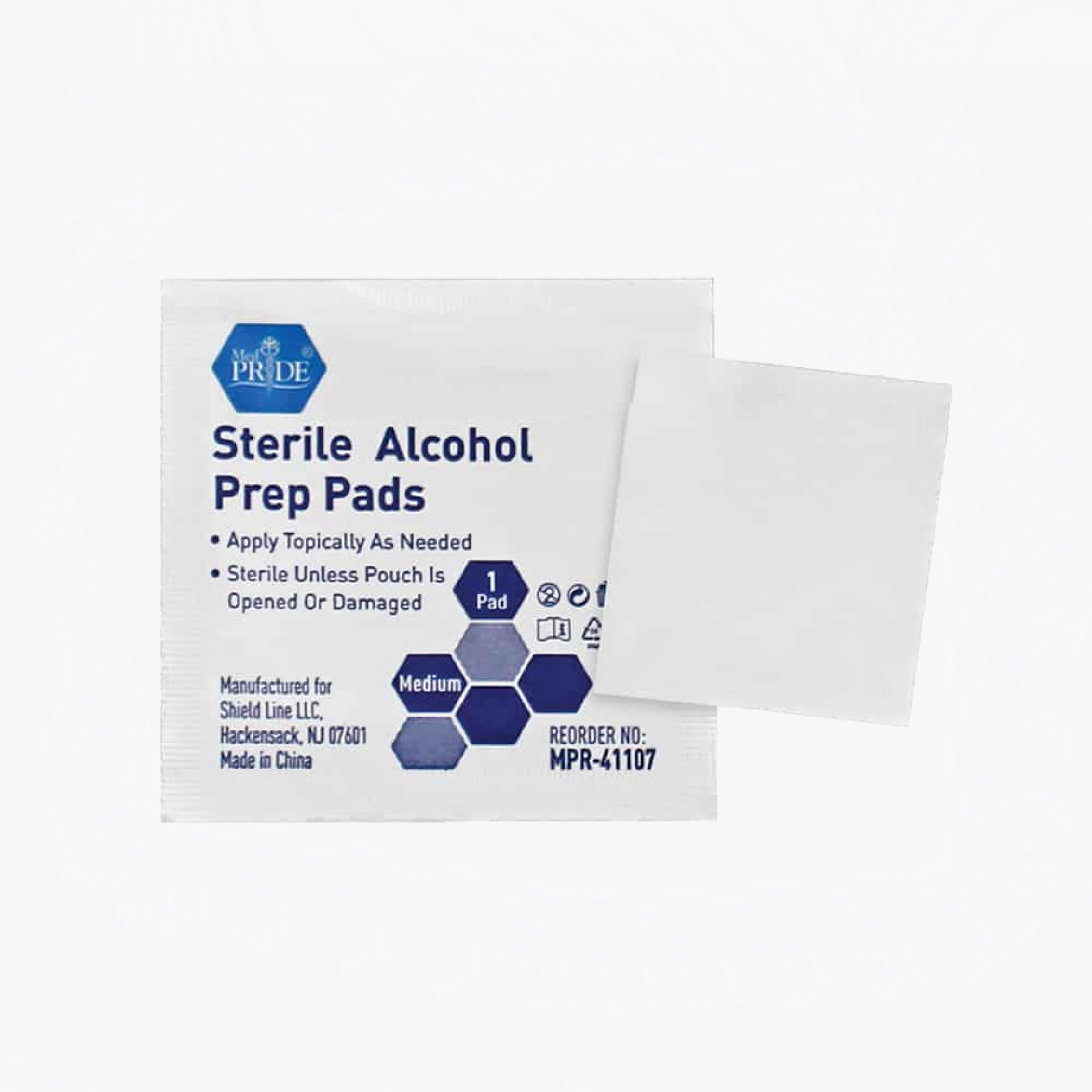 Sterile Alcohol Prep Pads 200 pcs — PrimeTouch